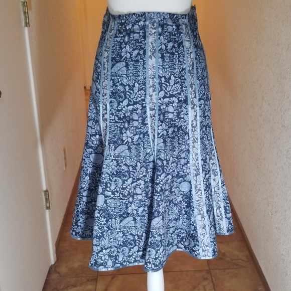 Peruvian Connection | Skirts | Peruvian Connection Floral Skater Skirt ...